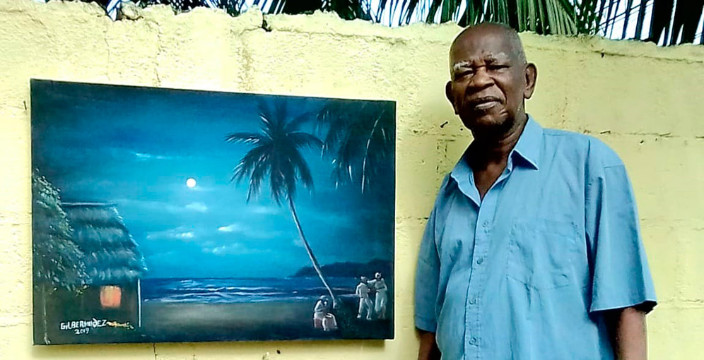 Teleño Gilberto Bermúdez se destaca en mundo de la pintura