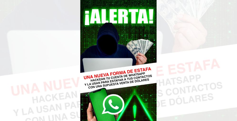 ¡ALERTA! Circula una nueva forma de estafa hackeando tu cuenta de WhatsApp
