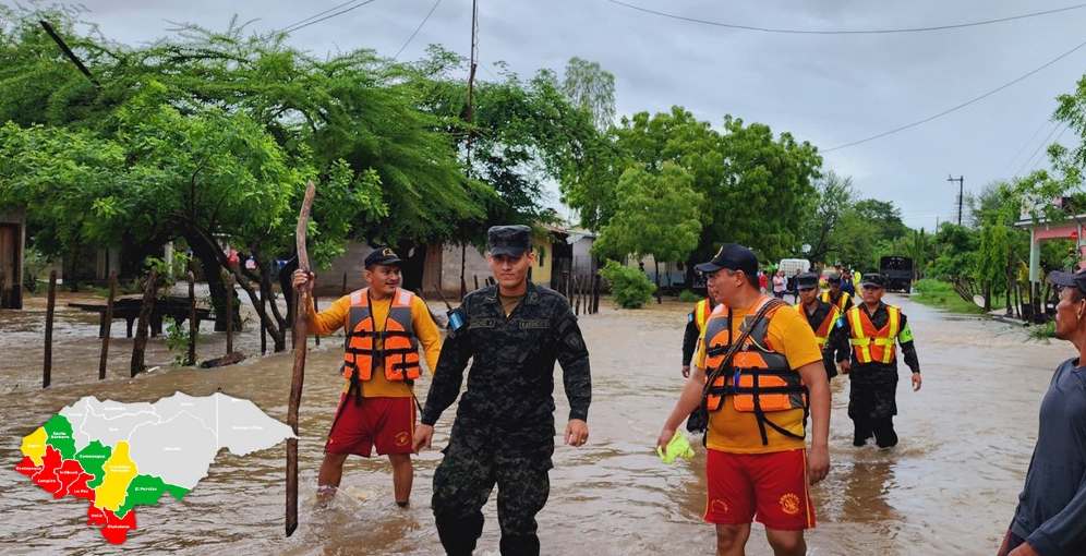 Copeco extiende por 24 horas más las alertas emitidas por las lluvias