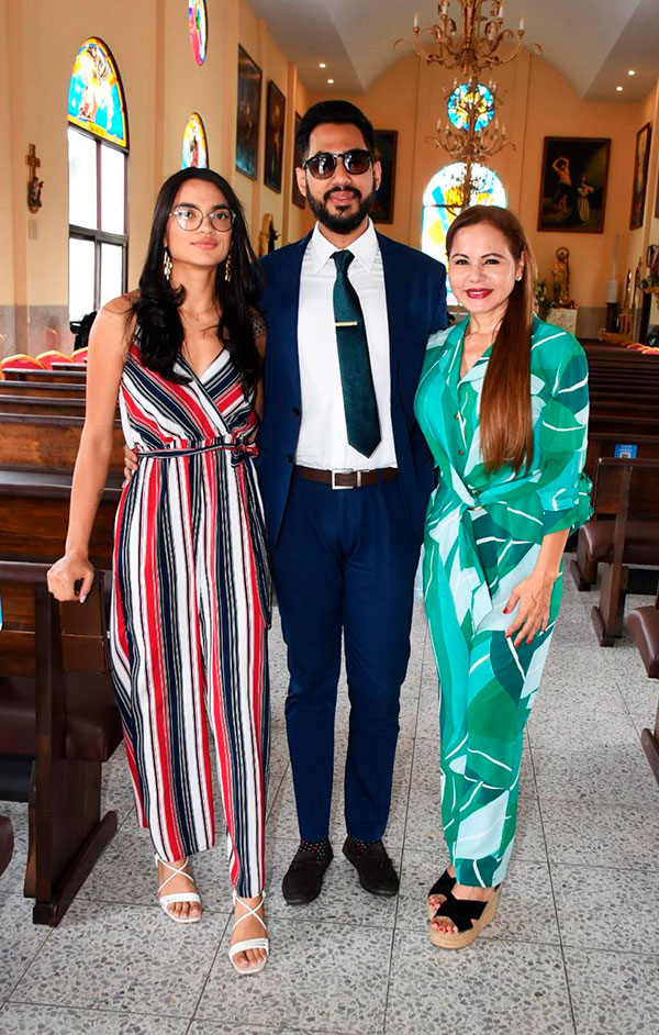 Allan y Gianella Valenzuela celebran el bautizo de su hija Antonella