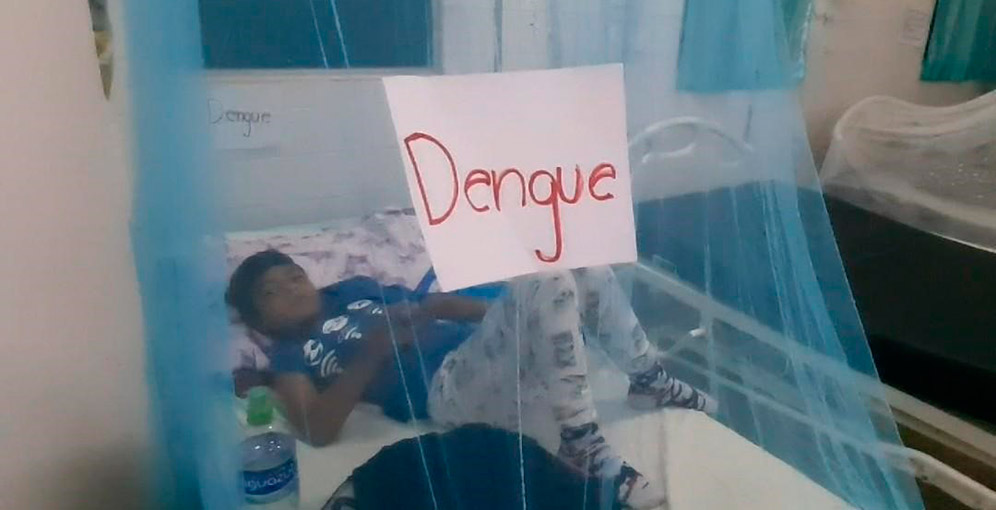 Doce pacientes con dengue en Hospital General del Sur