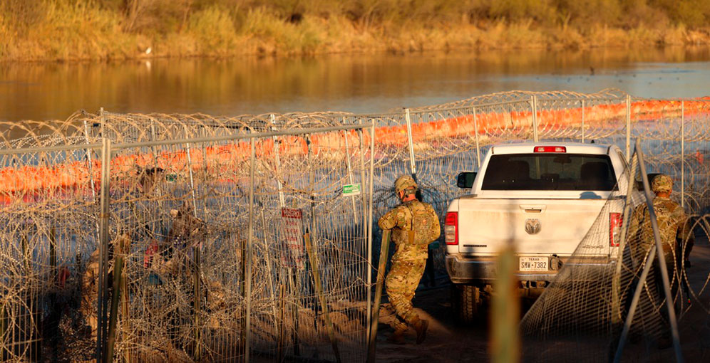 Así se vive en Eagle Pass, la frontera militarizada de Texas