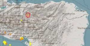 Copeco registró sismo de magnitud 3.1 esta madrugada en Yoro