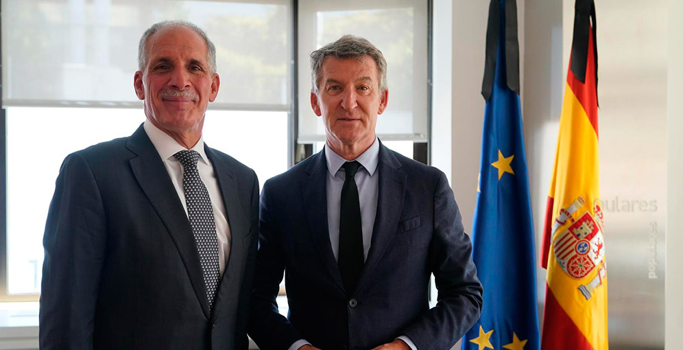 “Papi a la Orden” se reúne con el presidente del PP de España