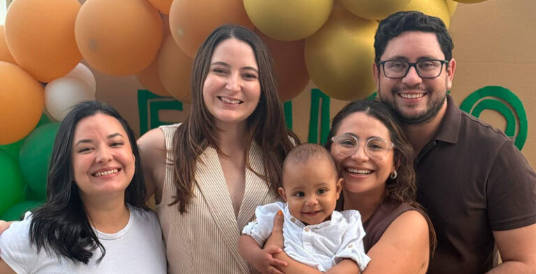 Esposos Cálix Casanova festejan el cumpleaños de su hijo Fausto Alejandro