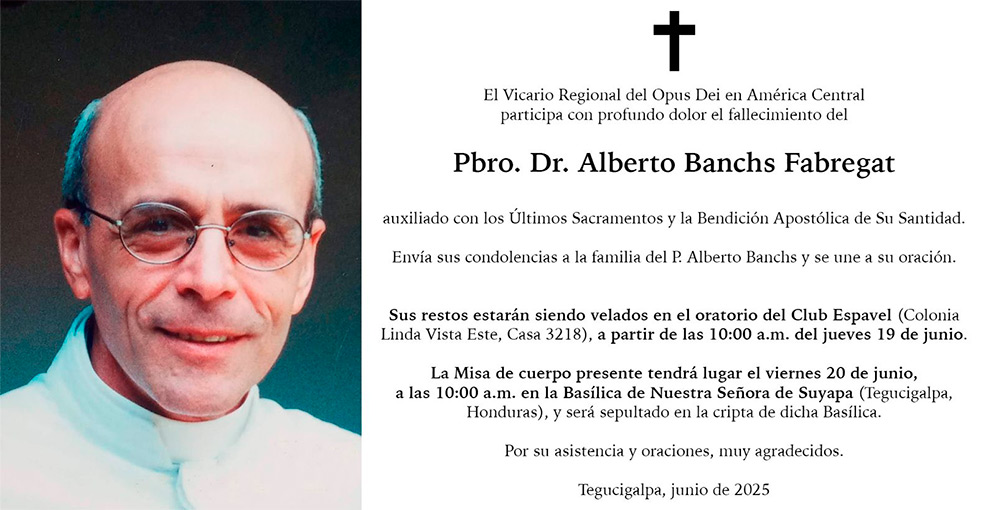 Fallece el Pbro. Dr. Alberto Banchs Fabregat, destacado miembro del ...