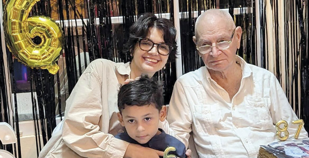 El profesor Marco Alberto Egan celebró sus 87 años
