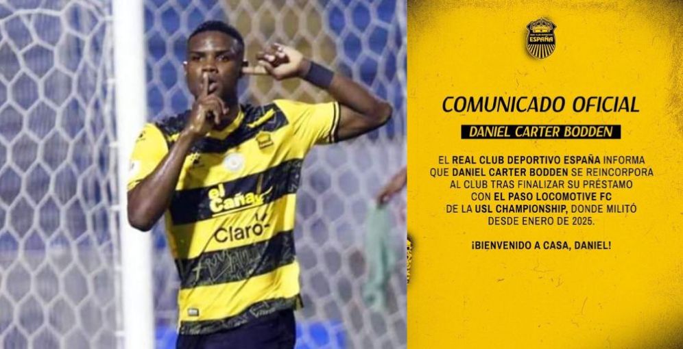Daniel Carter Bodden regresa al Real España