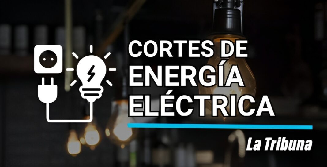 Cortes de energía programados para este domingo en Honduras