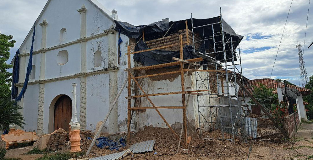 Avanza restauración de iglesia La Merced