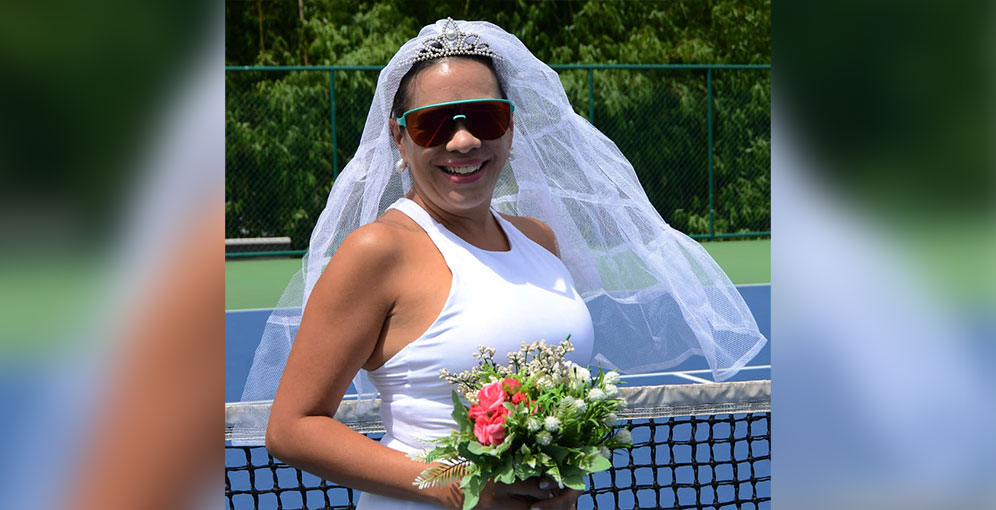 Pily Luna celebra su despedida de soltera con un torneo de tenis