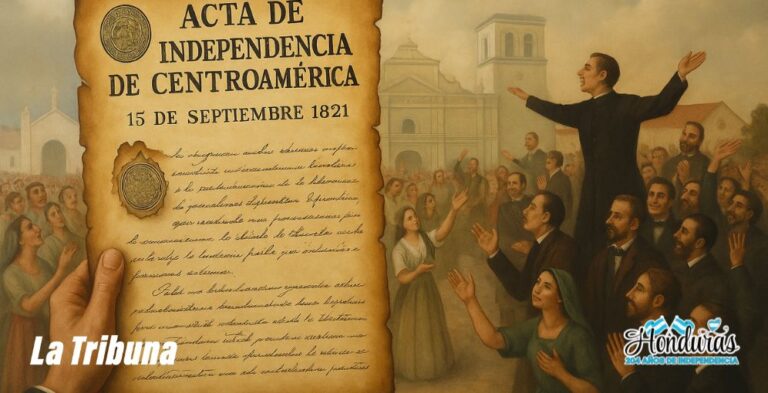 ¿Qué dice el Acta de Independencia de Centroamérica de 1821?