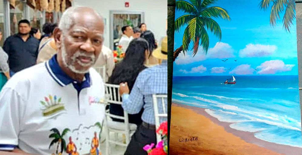 Obras de pintor teleño destacan en exposición