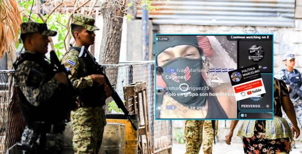 Mareros se burlan del régimen de excepción en TikTok