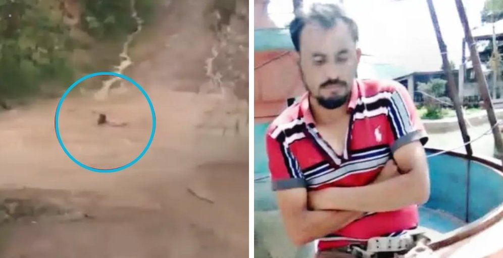 Video muestra últimos minutos de hombre arrastrado por quebrada