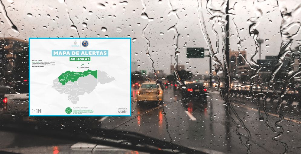 Copeco declara alerta verde en seis departamentos por lluvias y frente frío