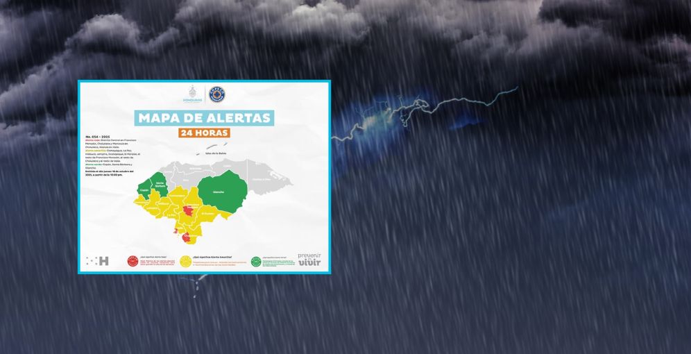 Lluvias obligan a Copeco a emitir Alerta Roja en el DC y el sur del país