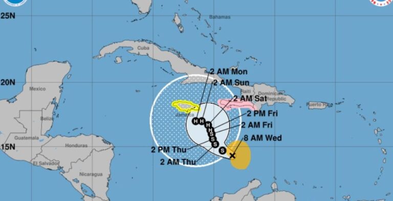Tormenta tropical Melissa cambia de rumbo: ¿hay riesgo para Honduras?