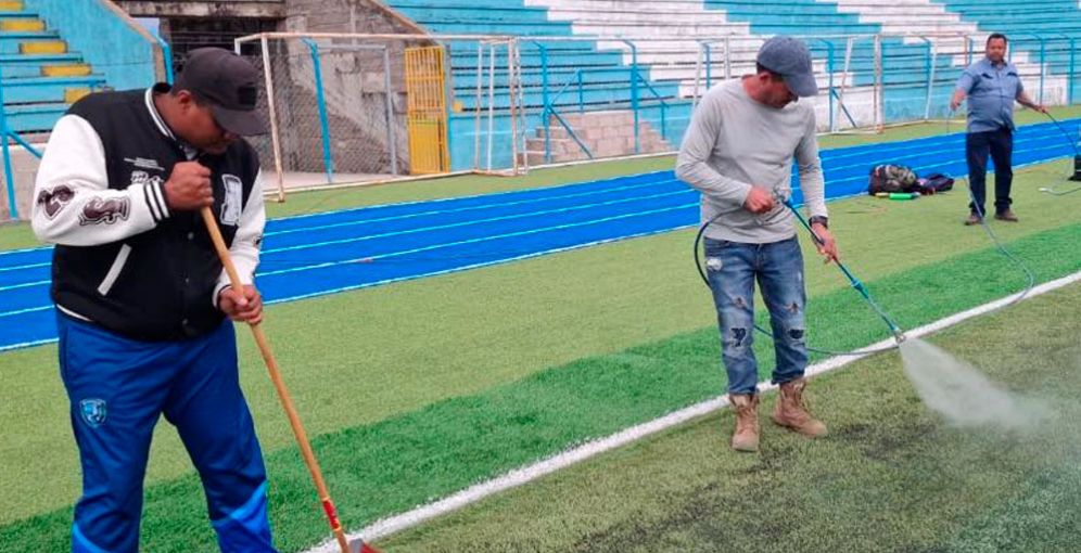 Génesis pule el estadio Suazo Córdova para recibir al Olimpia