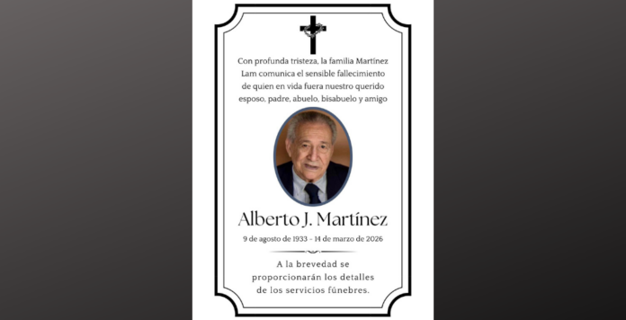 Fallece Alberto J. Martínez a los 92 años