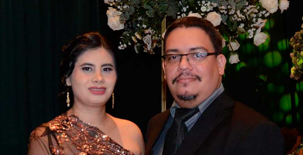 Nohely Aguilar y Alejandro López celebran su boda