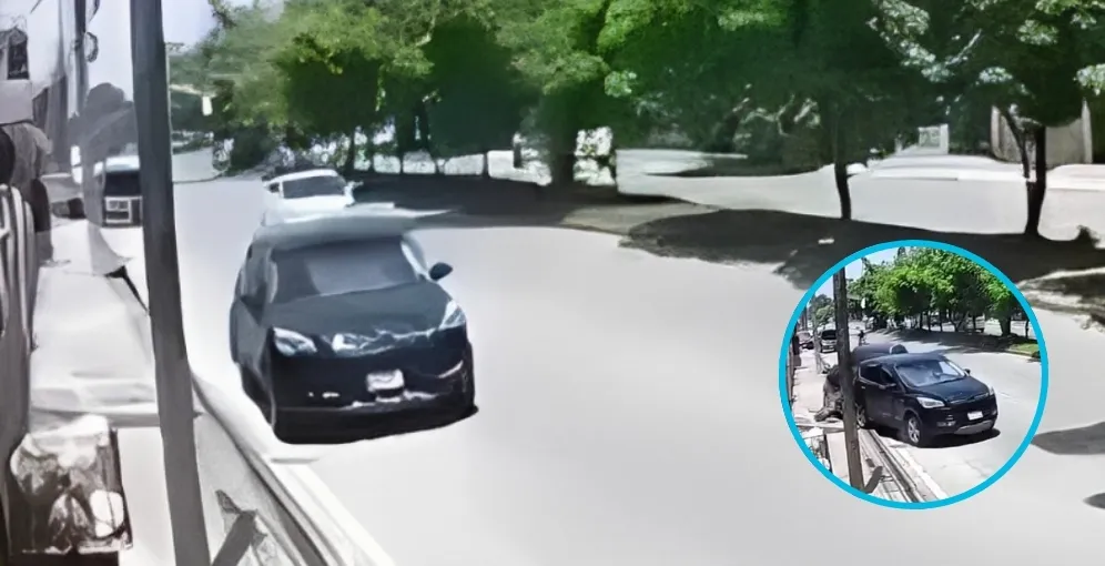 Fuerte accidente de tránsito queda registrado en video en San Pedro Sula