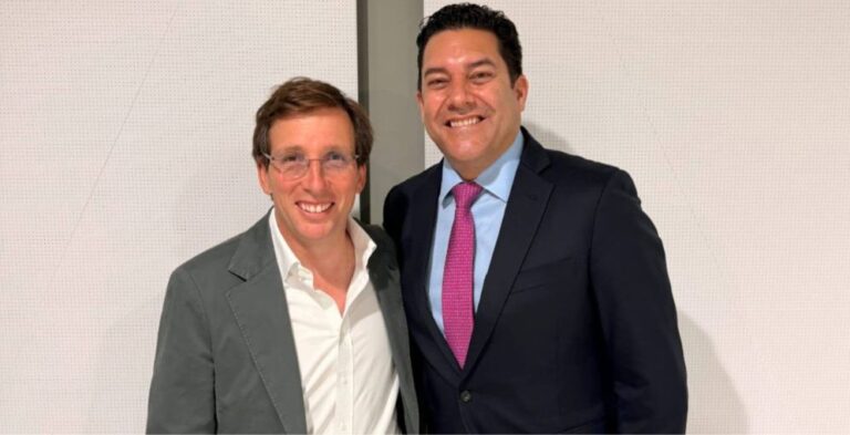Juan Diego Zelaya mantiene encuentro con alcalde de Madrid