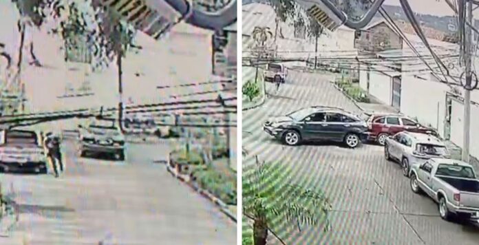 Surgen más videos de mujer que chocó 13 vehículos en Tegucigalpa