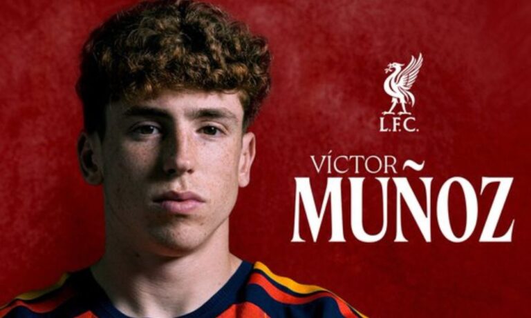 Liverpool anuncia el fichaje del delantero español Víctor Muñoz