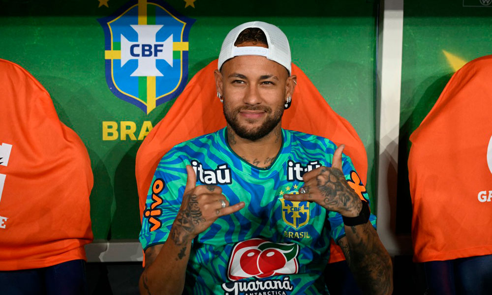 Neymar presenta una "buena evolución" de la lesión muscular en el gemelo